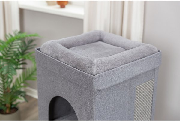 TRIXIE Crazy Cube 2-Story Stackable Indoor Cat House - Chewy.com