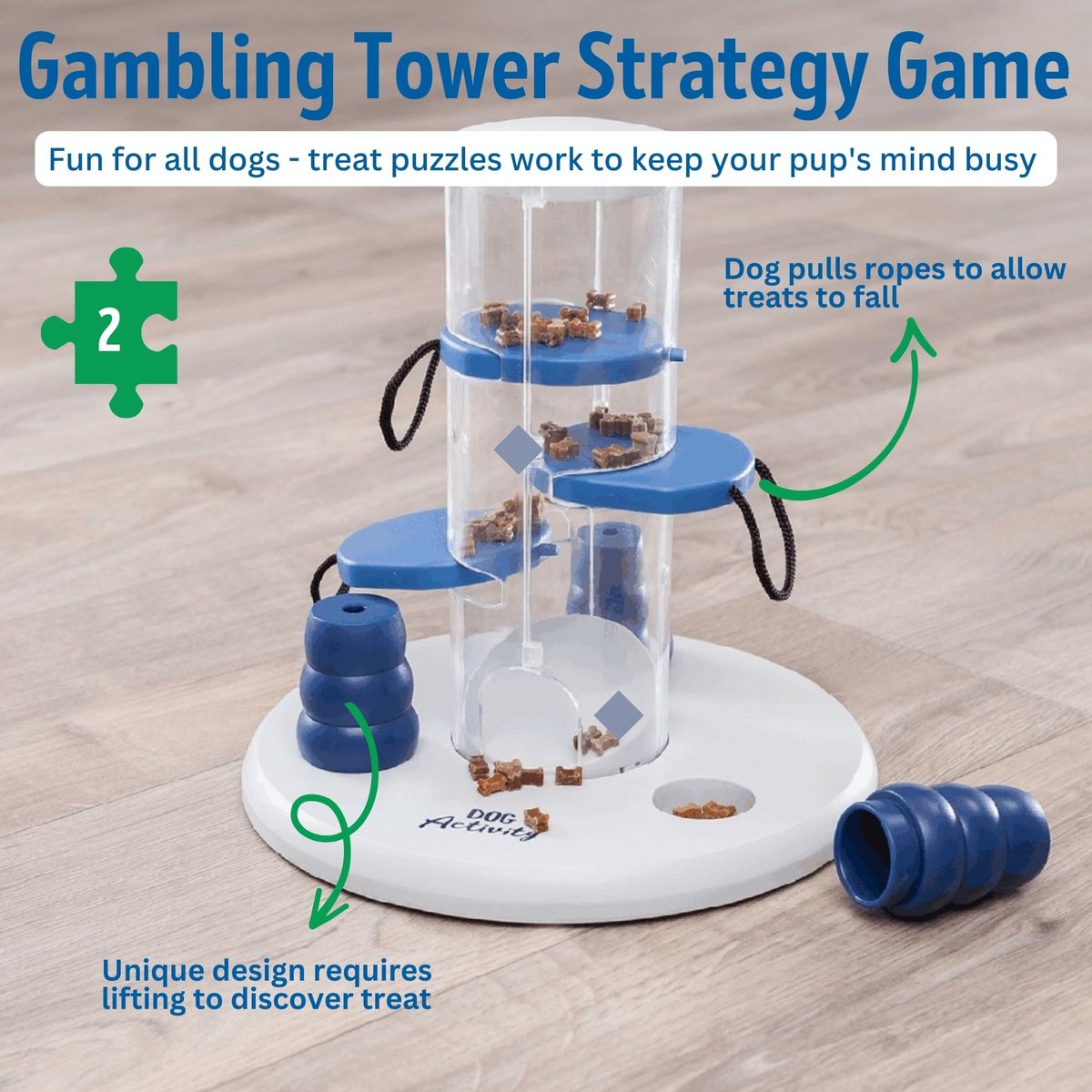TRIXIE Gambling Tower Activity Strategy Game Dog Toy - Chewy.com
