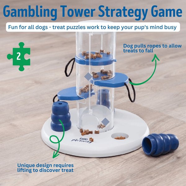 TRIXIE Gambling Tower Activity Strategy Game Dog Toy - Chewy.com