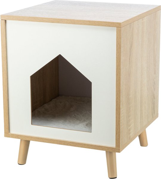 TRIXIE Isa Indoor Hideaway Cave Cat Condo, Brown - Chewy.com