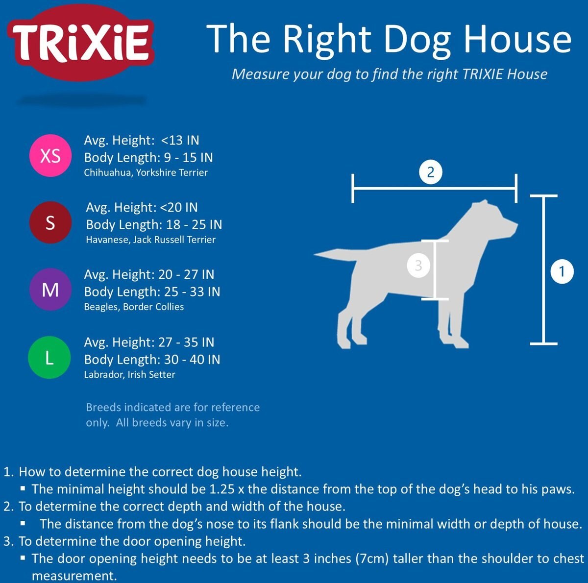 TRIXIE Log Cabin Dog House, Medium/Large - Chewy.com