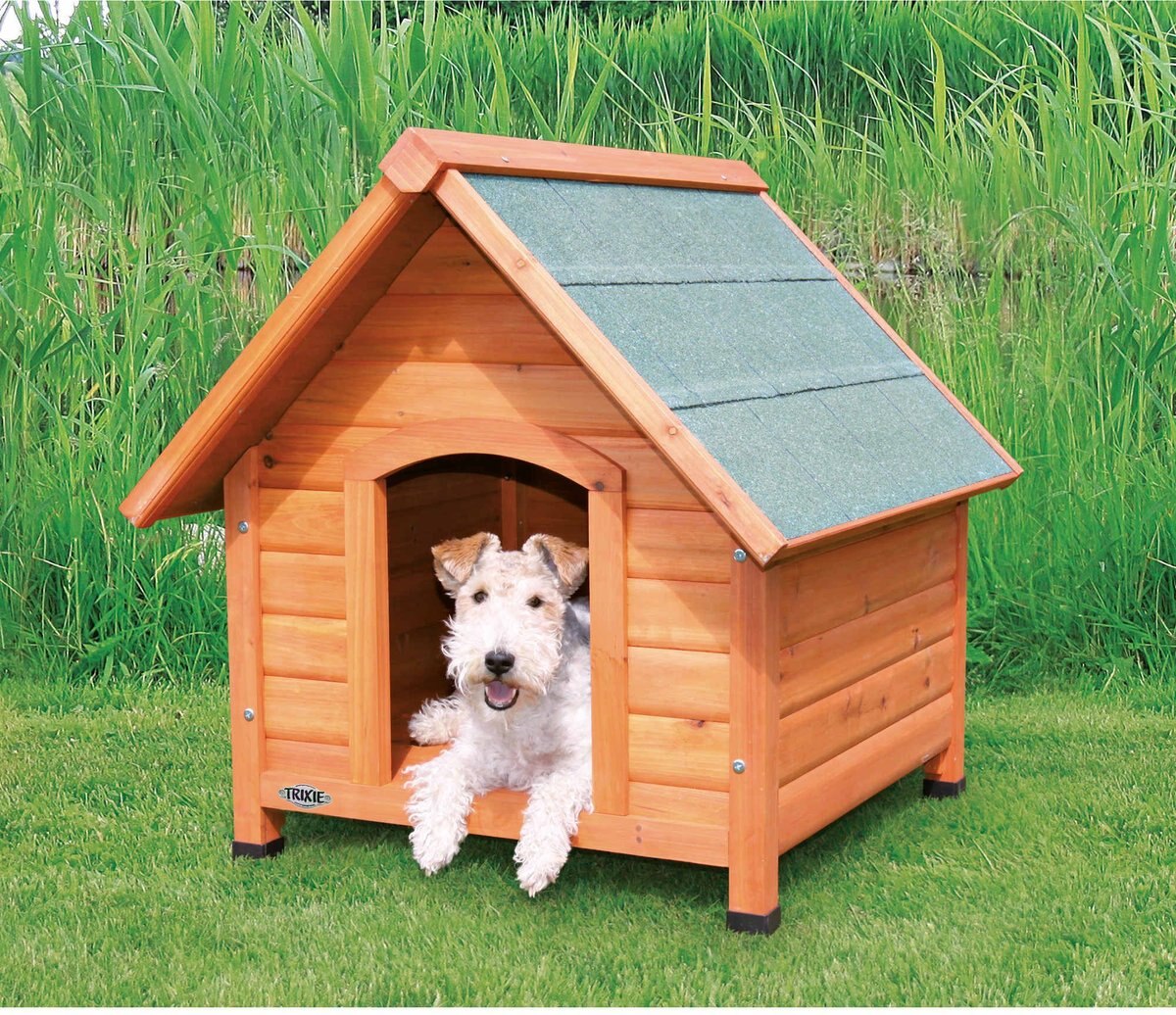 TRIXIE Log Cabin Dog House, Small - Chewy.com