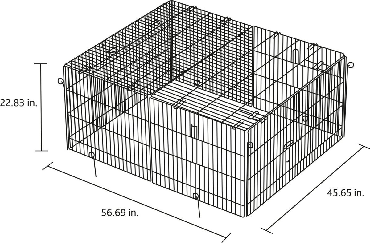 TRIXIE Natura Portable Outdoor Rabbit Cage - Chewy.com