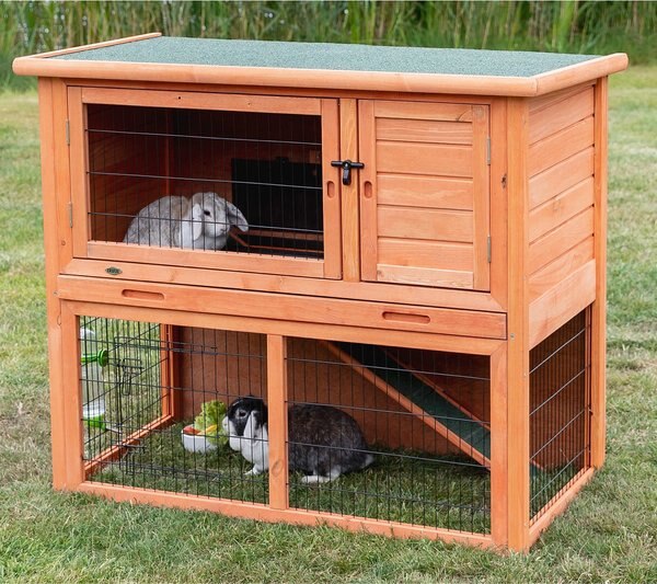 TRIXIE Natura Retreat Rabbit Hutch - Chewy.com