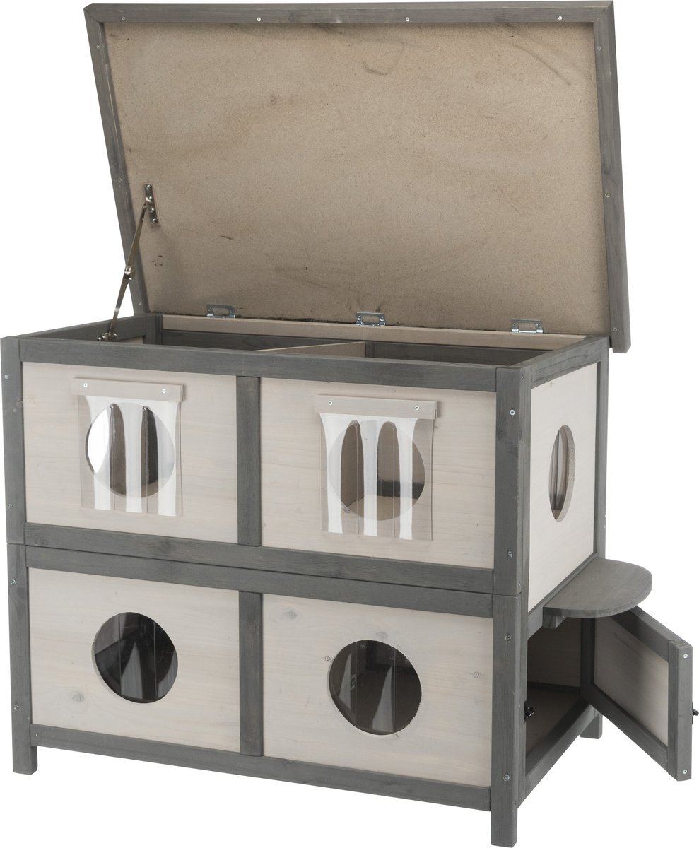 TRIXIE Natura Wooden Cat House - Chewy.com