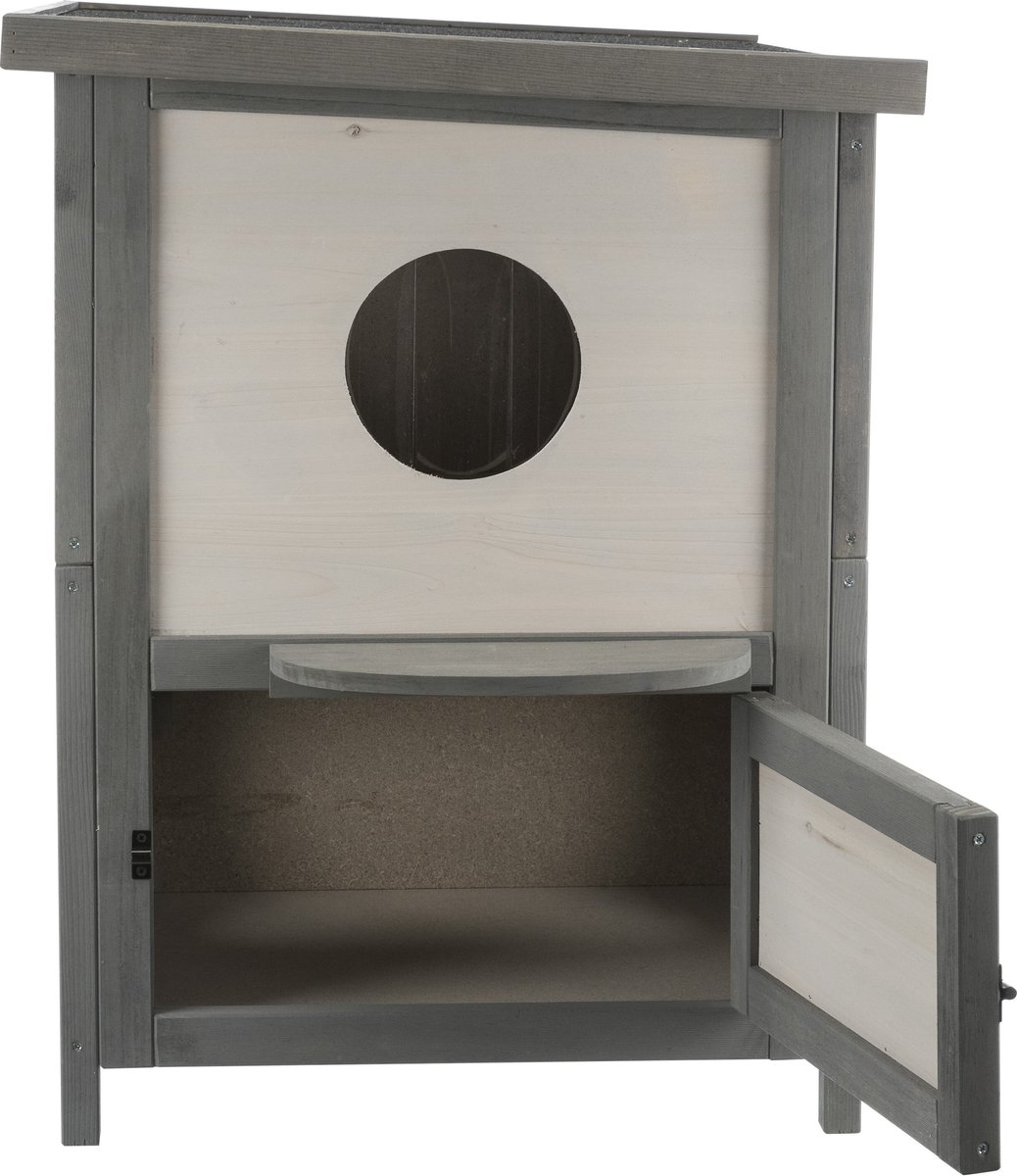 TRIXIE Natura Wooden Cat House - Chewy.com