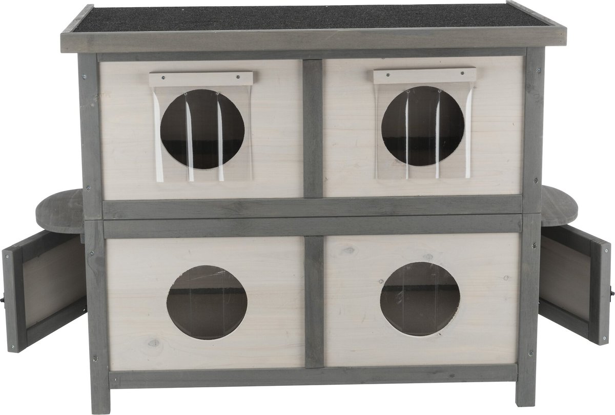 TRIXIE Natura Wooden Cat House - Chewy.com
