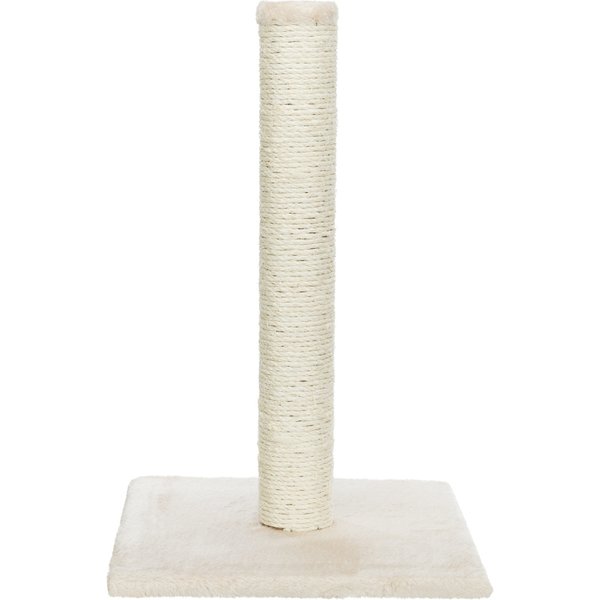 TRIXIE Parla 24.4-in Fleece Cat Scratching Post, Beige - Chewy.com