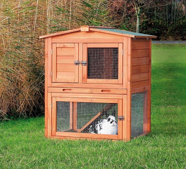 Out of Stock - TRIXIE Rabbit Hutch with Peaked Roof - Chewy.com
