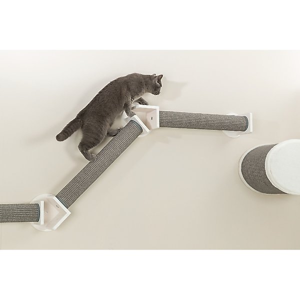 TRIXIE Wall Set 2 - Wall Mount & 3 Scratching Posts Cat Furniture ...
