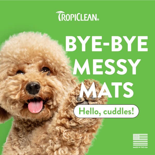 TROPICLEAN Detangling & Dematting Tangle Remover Dog Spray, 1-gal ...