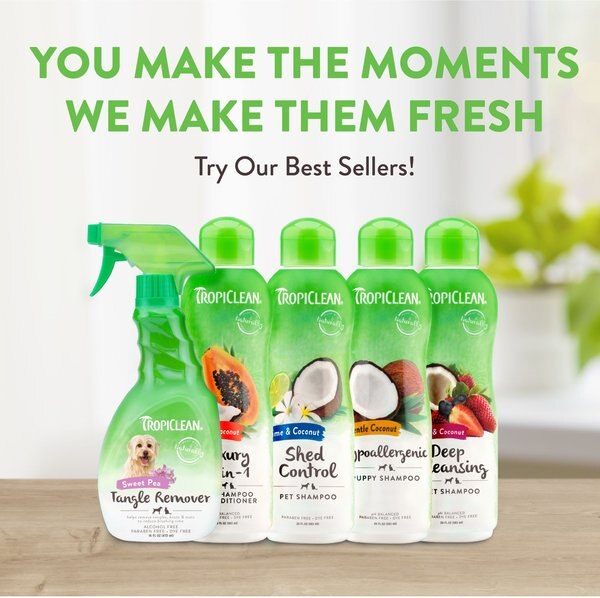 TROPICLEAN Detangling & Dematting Tangle Remover Dog Spray, 1-gal ...