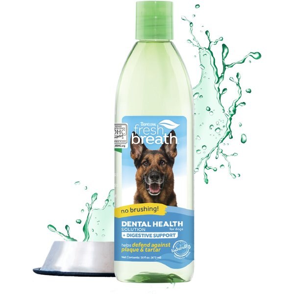 VIRBAC C.E.T. Aquadent Fr3sh Dog & Cat Dental Solution, 16.9-fl oz ...