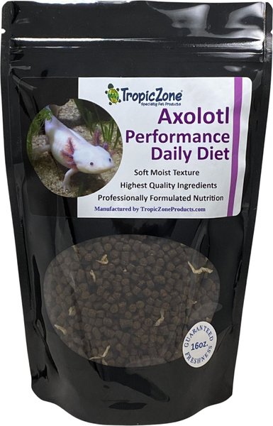 TROPICZONE Axolotl Performance Daily Diet Amphibian Food, 16-oz bag ...