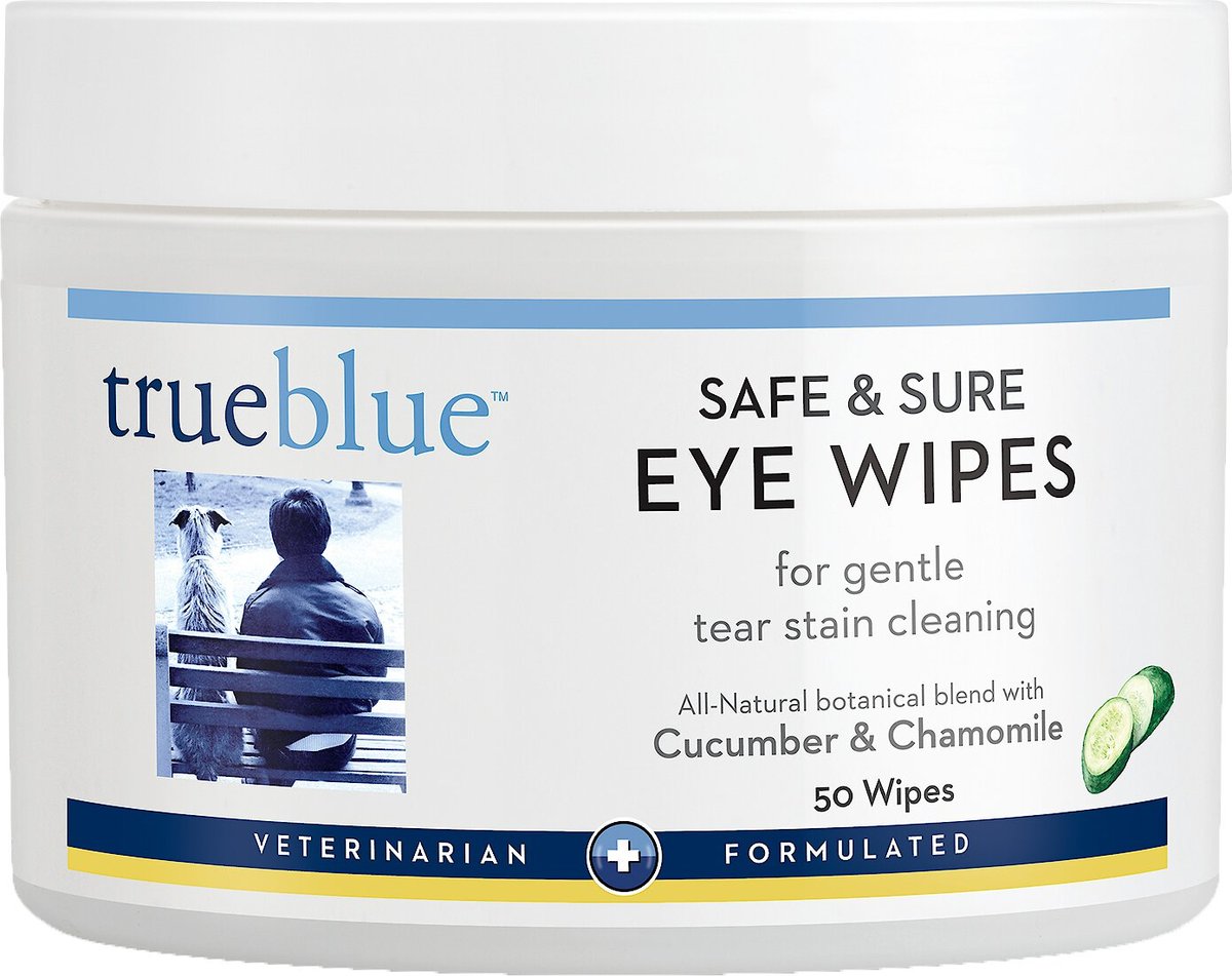 TRUEBLUE PET PRODUCTS Safe & Sure Dog Eye Wipes, 50 count - Chewy.com