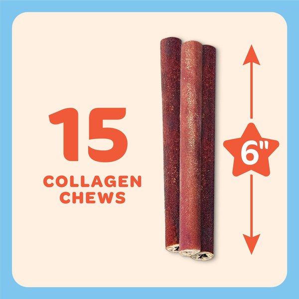 TRUSTY PAWS Beef Collagen Chews Dog Treats, 10-oz bag - Chewy.com