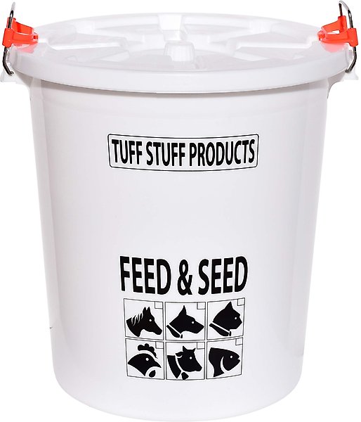 TUFF STUFF PRODUCTS HD Feed & Seed Storage with Lid Stainless Lock ...