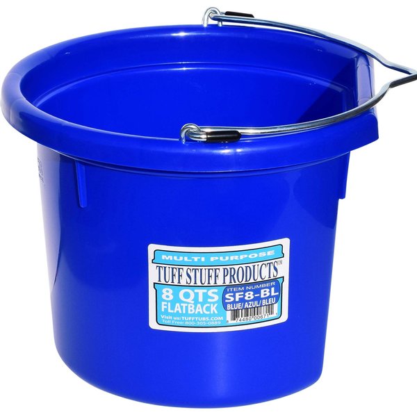 TUFF STUFF PRODUCTS Tuff Short Flex Tub Farm Animal Feeder, 4-gal ...