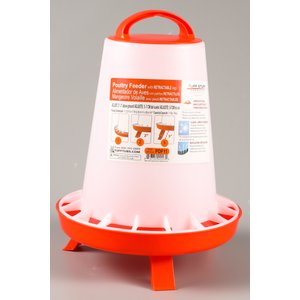TUFF STUFF PRODUCTS Poultry Feeder Folding Legs Farm Animal Feeder, 11 ...