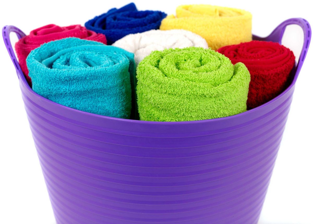 TUFF STUFF PRODUCTS Tuff Flex Tub Farm Animal Feeder, 16-gal, Red ...