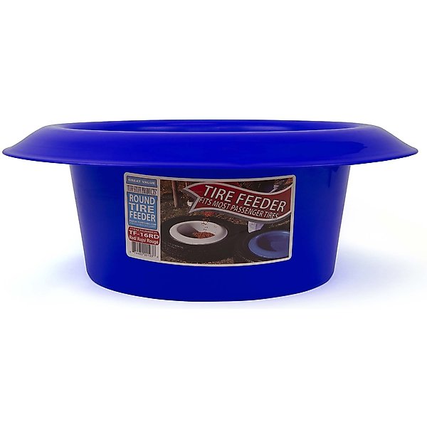 TUFF STUFF PRODUCTS Tuff Flex Tub Farm Animal Feeder, 12-gal, Sky Blue ...