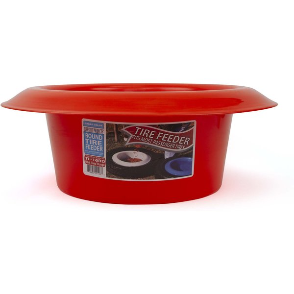 TUFF STUFF PRODUCTS Tuff Flex Tub Farm Animal Feeder, 12-gal, Sky Blue ...