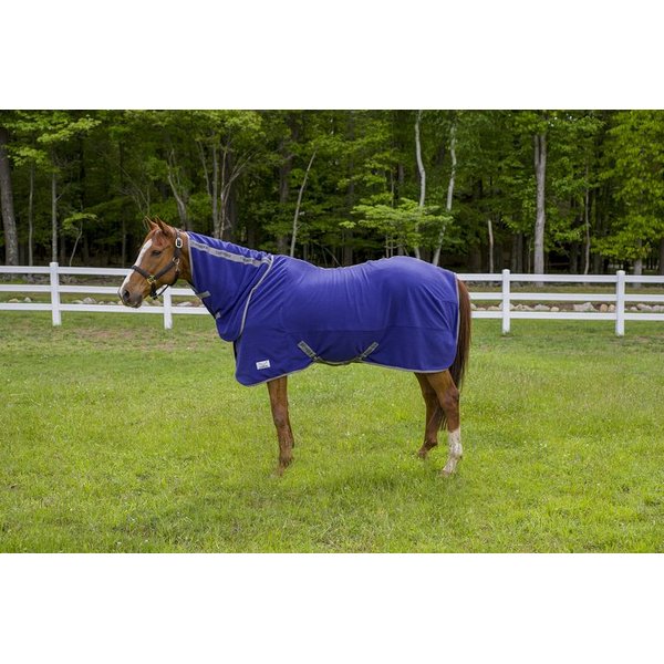 TUFFRIDER Hybrid Standard Neck Horse Cooler Sheet, Navy, 72-in - Chewy.com