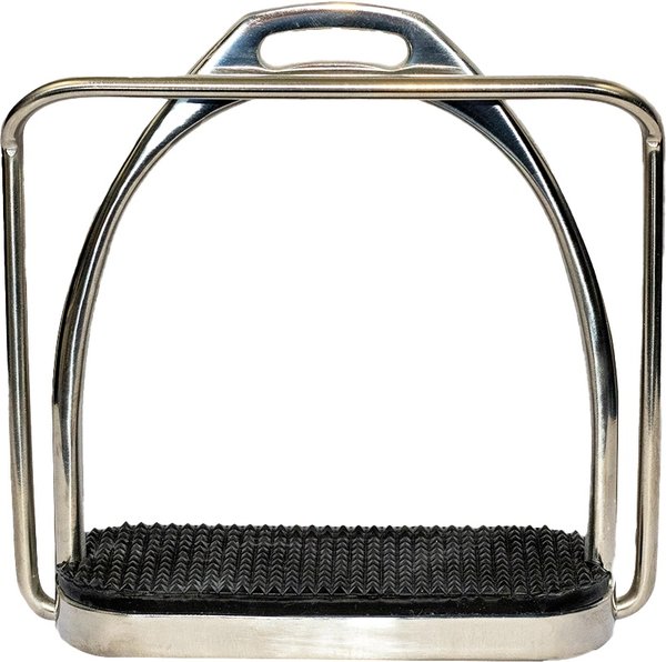 TUFFRIDER Mounting Step Horse Stirrup, Nickle, 4.5-in - Chewy.com
