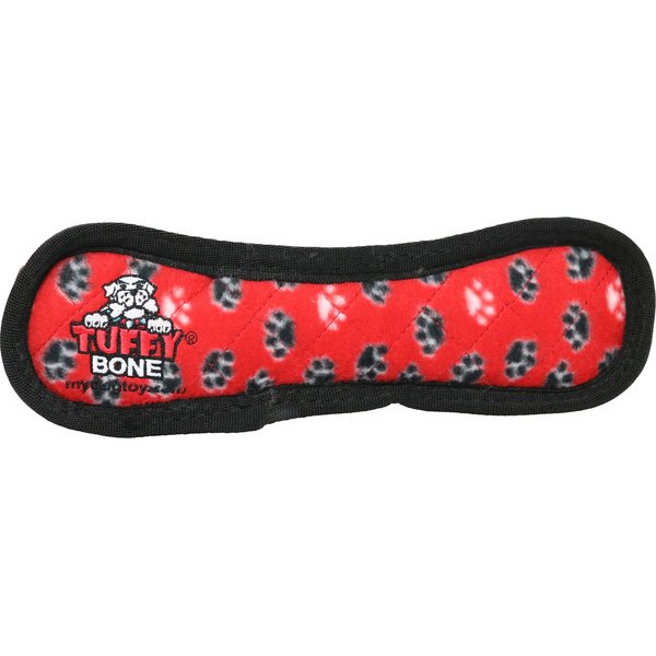 MIGHTY Bone Squeaky Plush Dog Toy, Red - Chewy.com