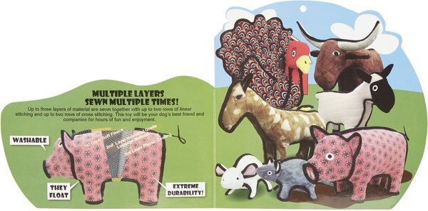 TUFFY'S Bull Bevo Plush Dog Toy - Chewy.com