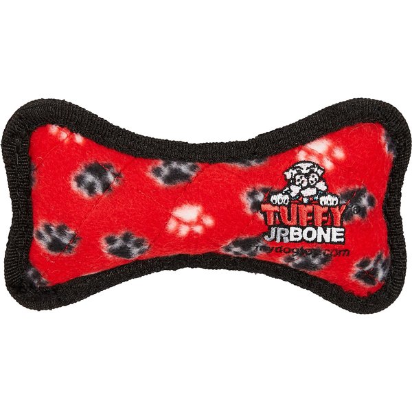 TUFFY'S Jr 3WayTug Squeaky Plush Dog Toy, Pink Leopard - Chewy.com