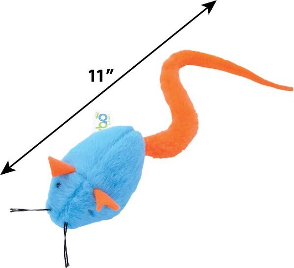 TURBO Tail Cat Toy, Rattle Mouse - Chewy.com