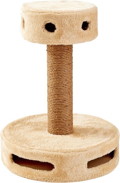 TWO BY TWO Cashew 30-in Jute Scratching Post Cat Scratcher - Chewy.com