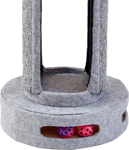 TWO BY TWO Hazelnut 22-in Carpet Scratching Post Cat Scratcher - Chewy.com
