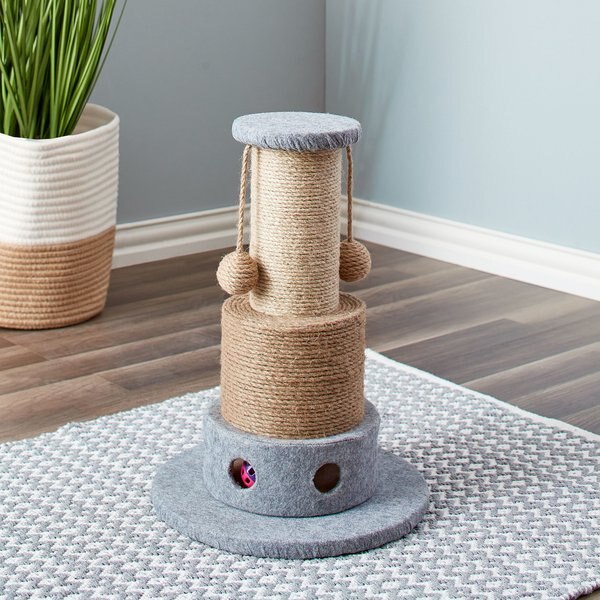 TWO BY TWO Pistachio 19-in Jute Scratching Post Cat Scratcher - Chewy.com