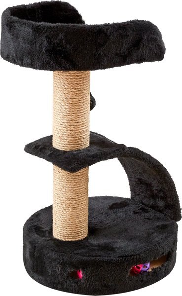 TWO BY TWO The Camellia Sisal Cat Tree, Small, Black - Chewy.com