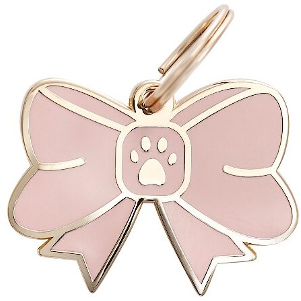 Out of Stock - TWO TAILS PET COMPANY Personalized Bow Dog & Cat ID Tag ...