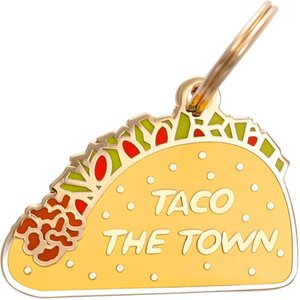 Out of Stock - TWO TAILS PET COMPANY Taco the Town Brass Non ...