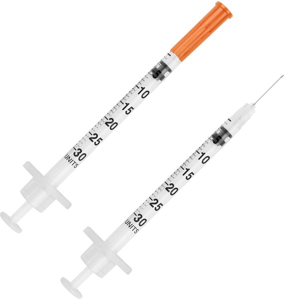 ULTICARE VETRX Insulin Syringes U-100 12.7mm x 29G, 0.3-cc - Easy ...