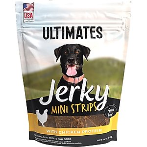 ULTIMATES Mini Strips Chicken Flavored Dog Jerky, 7-oz bag - Chewy.com