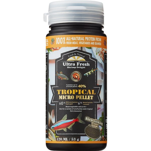 Discontinued - ULTRA FRESH Micro Pellet Tropical Fish Food, 1.87-oz jar ...