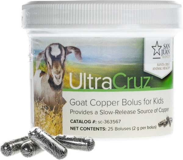 ULTRACRUZ Copper Bolus Kid Goat Supplement, 25 count - Chewy.com