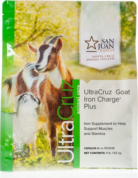 ULTRACRUZ Iron Charge Plus Goat Supplement, 4-lb bag - Chewy.com