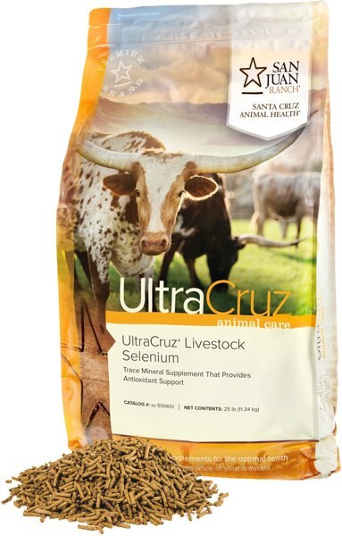 ULTRACRUZ Selenium Livestock Pellet Supplement, 10-lb bag - Chewy.com