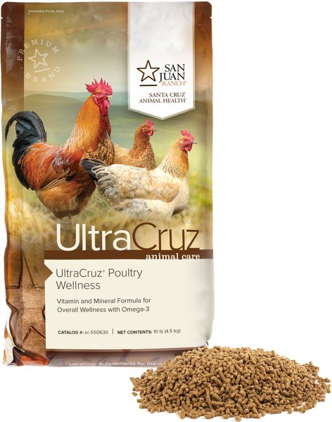 ULTRACRUZ Wellness Poultry Supplement, 10-lb bag - Chewy.com