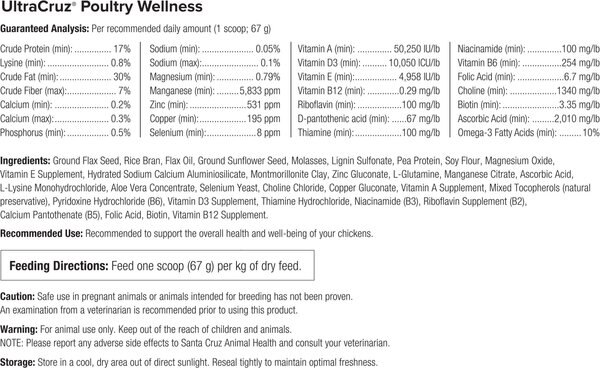 ULTRACRUZ Wellness Poultry Supplement, 2-lb bag - Chewy.com