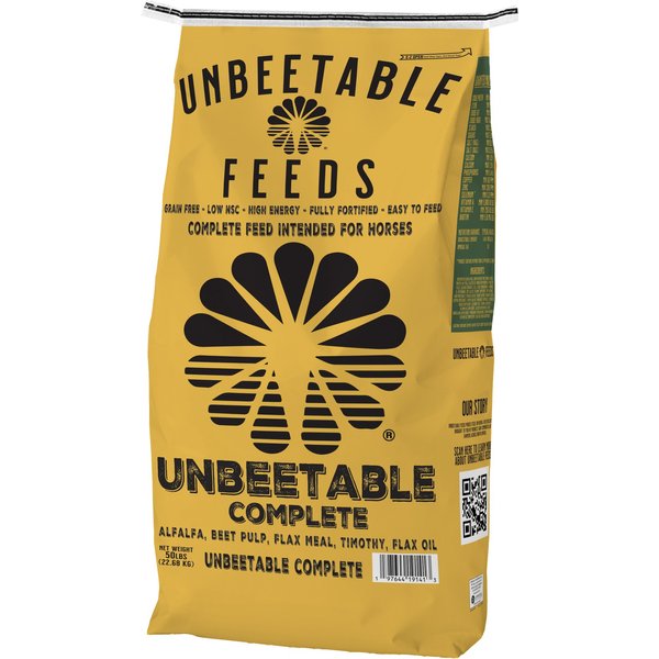 UNBEETABLE FEEDS Grain-Free Complete Horse Feed, 50-lb bag - Chewy.com