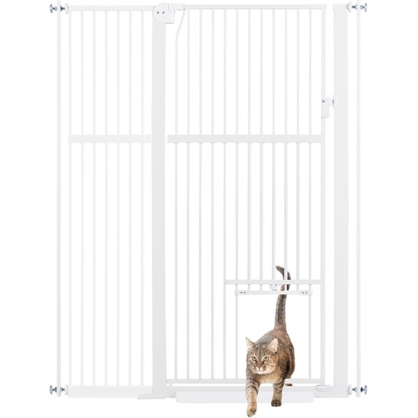 RICHELL Steel Cat Extra Tall Safety Gate, 70-in, Black - Chewy.com