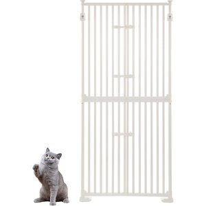 RICHELL Steel Cat Extra Tall Safety Gate, 70-in, Beige - Chewy.com