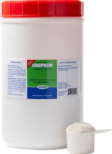 UNIPRIM Powder for Horses Apple Flavor, 1200-gm - Easy Refills | Chewy Rx